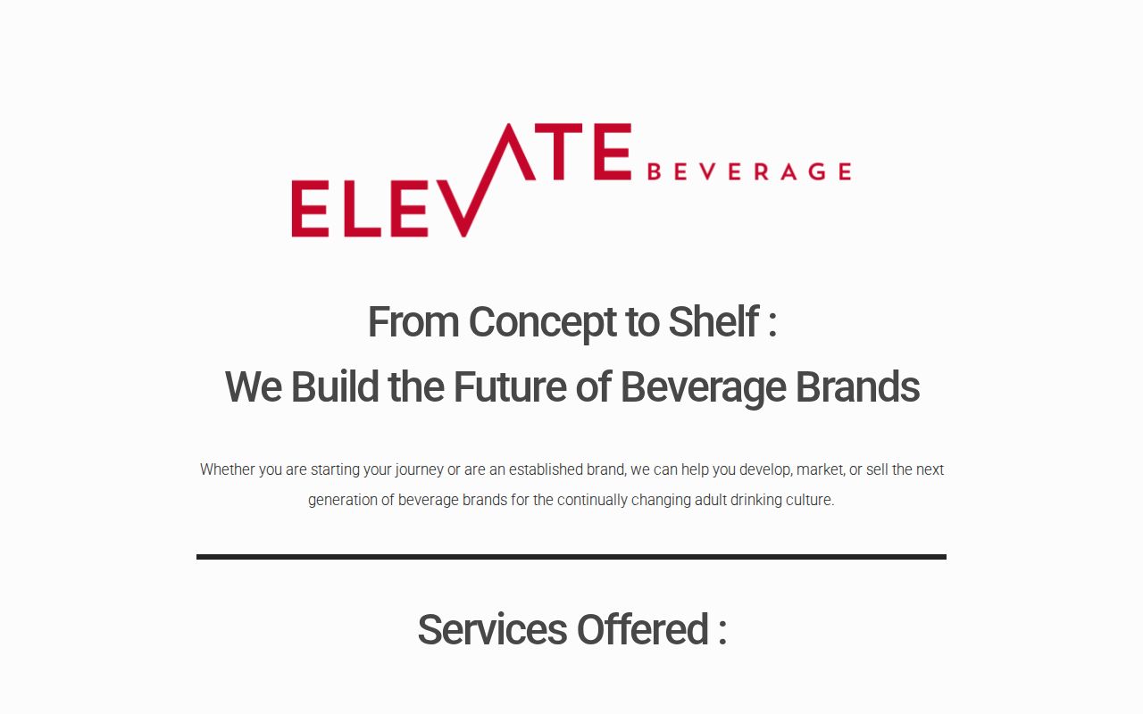 Elevate Beverage Inc